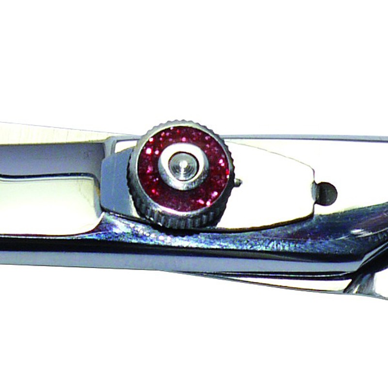 Right handed straight scissors 19 cm, with finger rest