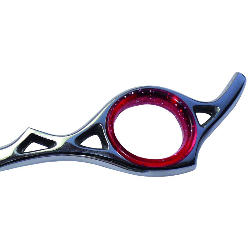 Right handed straight scissors 19 cm, with finger rest