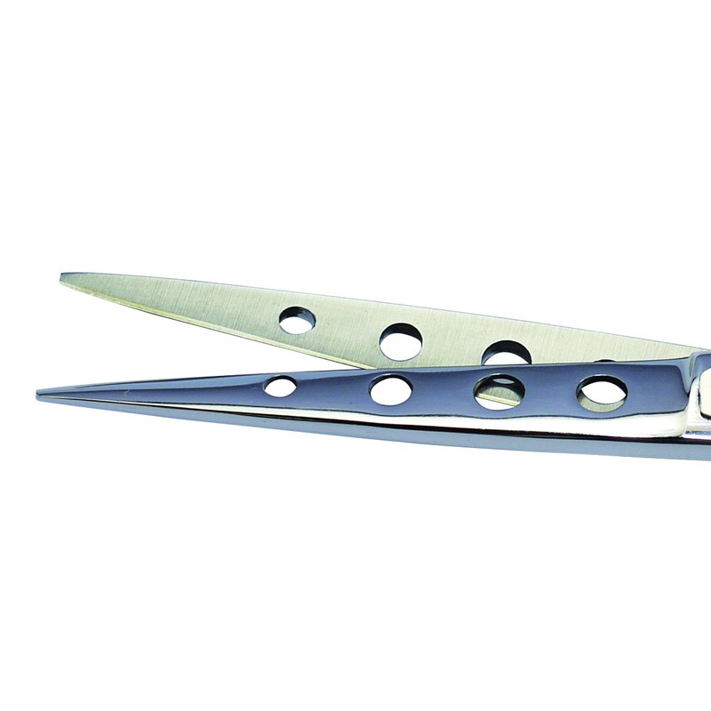 Right handed straight scissors 16 cm, with finger rest