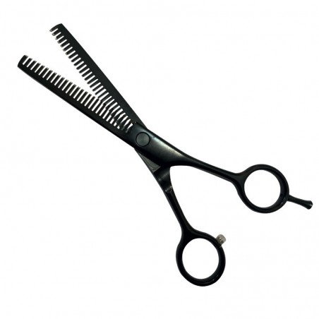 Double edge thinning scissors SPECIAL 16cm - with finger rest