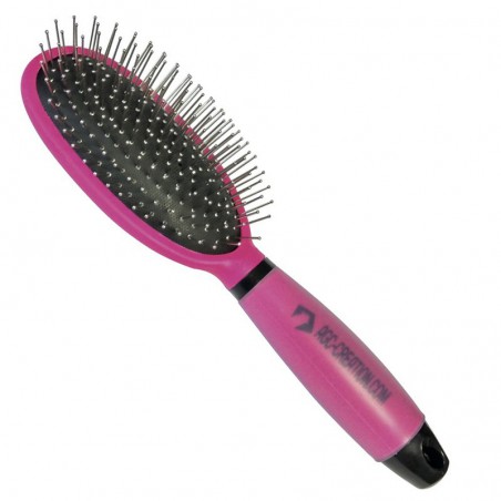 Single sided brush, long pins