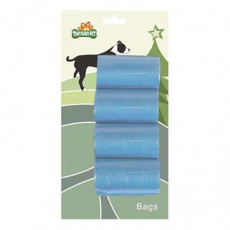SET OF 4 ROLLS OF 20 POOP COLLECTION BAGS